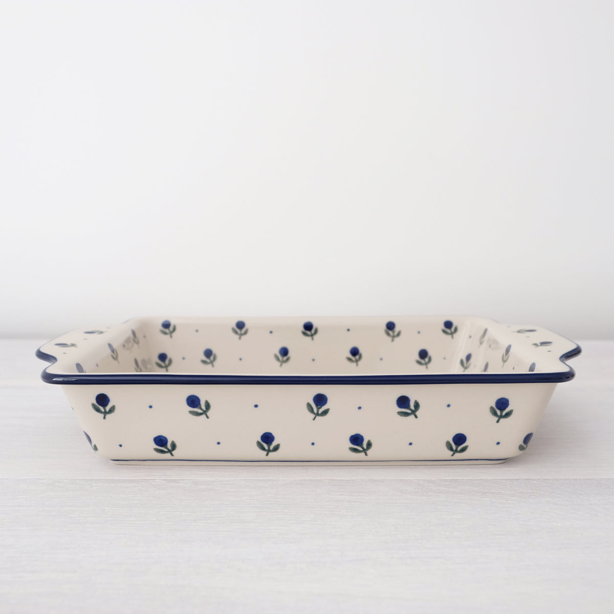 Boleslawiec Handmade Ceramic Rectangular Baker- Medium – Art Of Pottery
